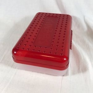 SpaceMaker | Office | Spacemaker Pencil Box Translucent Red Clear 99s ...
